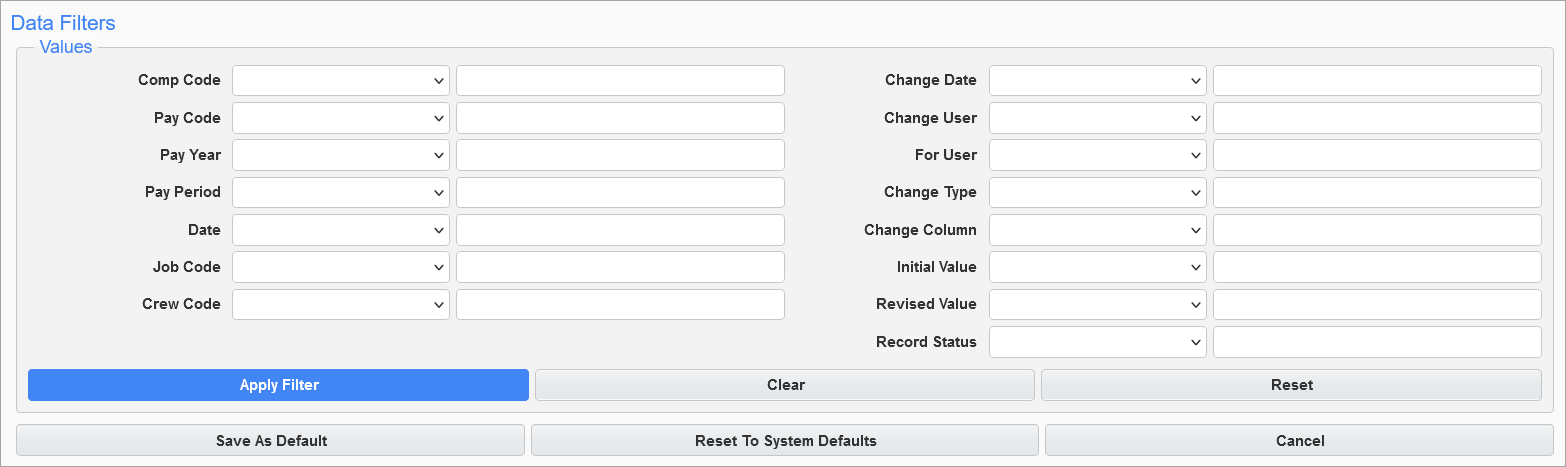 E-Time - Timesheet/Crew Audit