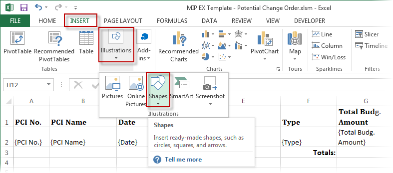 Microsoft® Integration Package - MIP Excel Documents