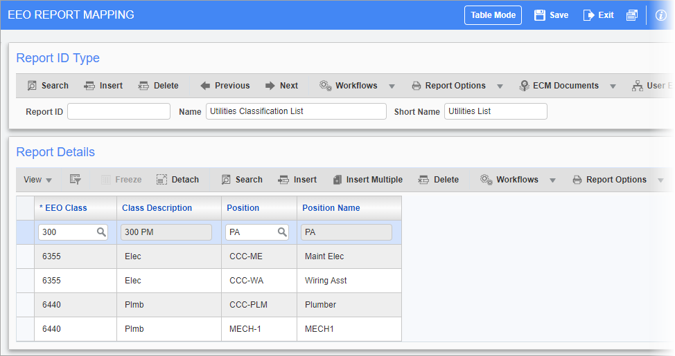 Human Resources - EEO Positions