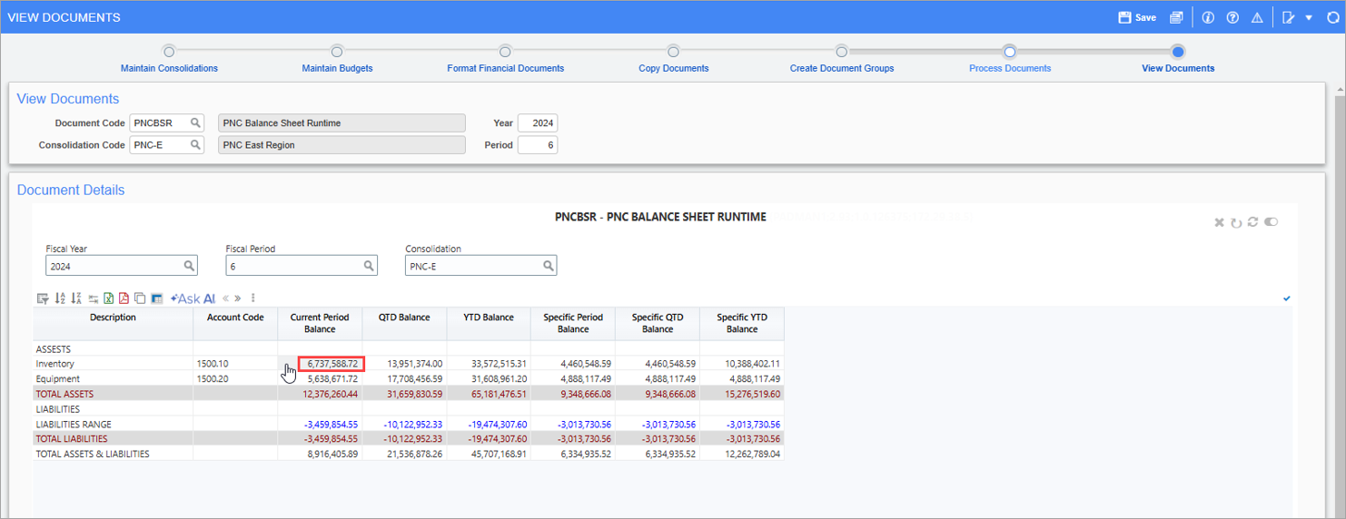 General Ledger - FDF 2.0 - View Documents