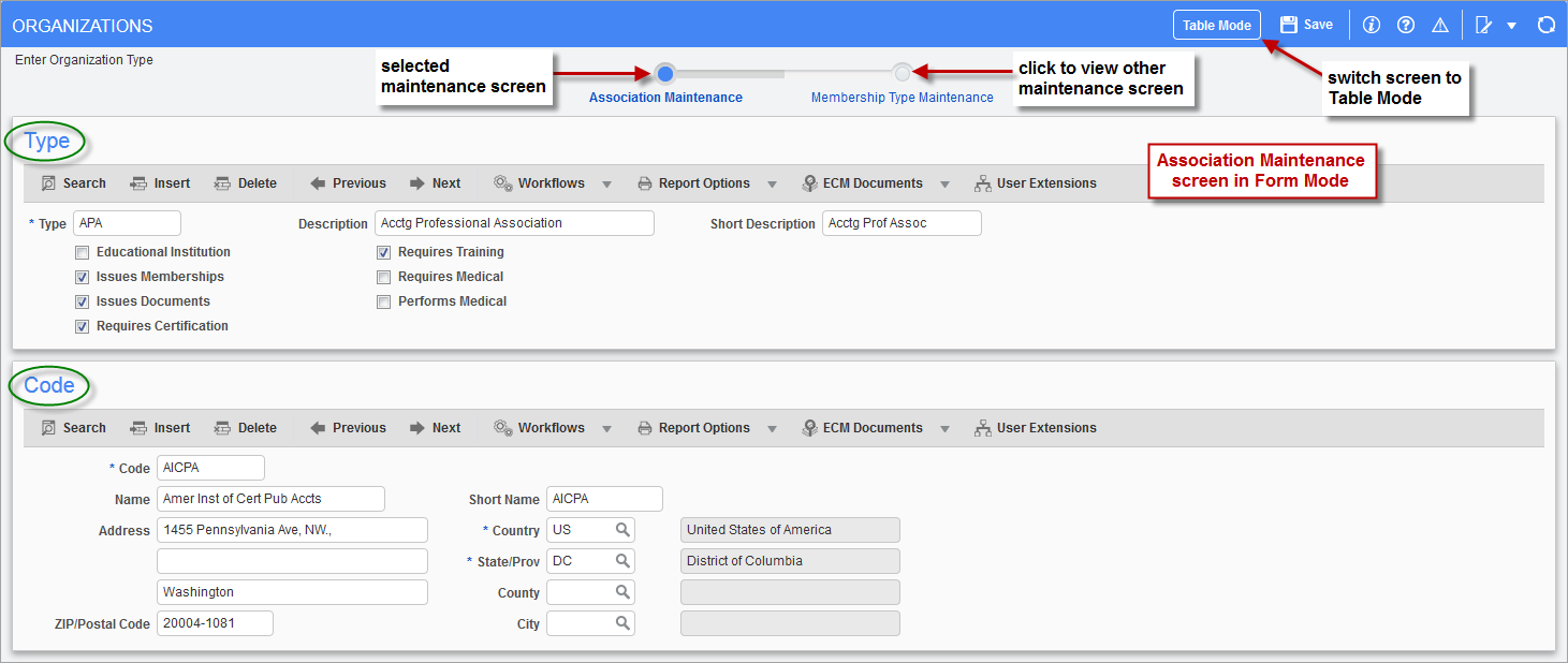 Opportunity Management - Membership Maintenance