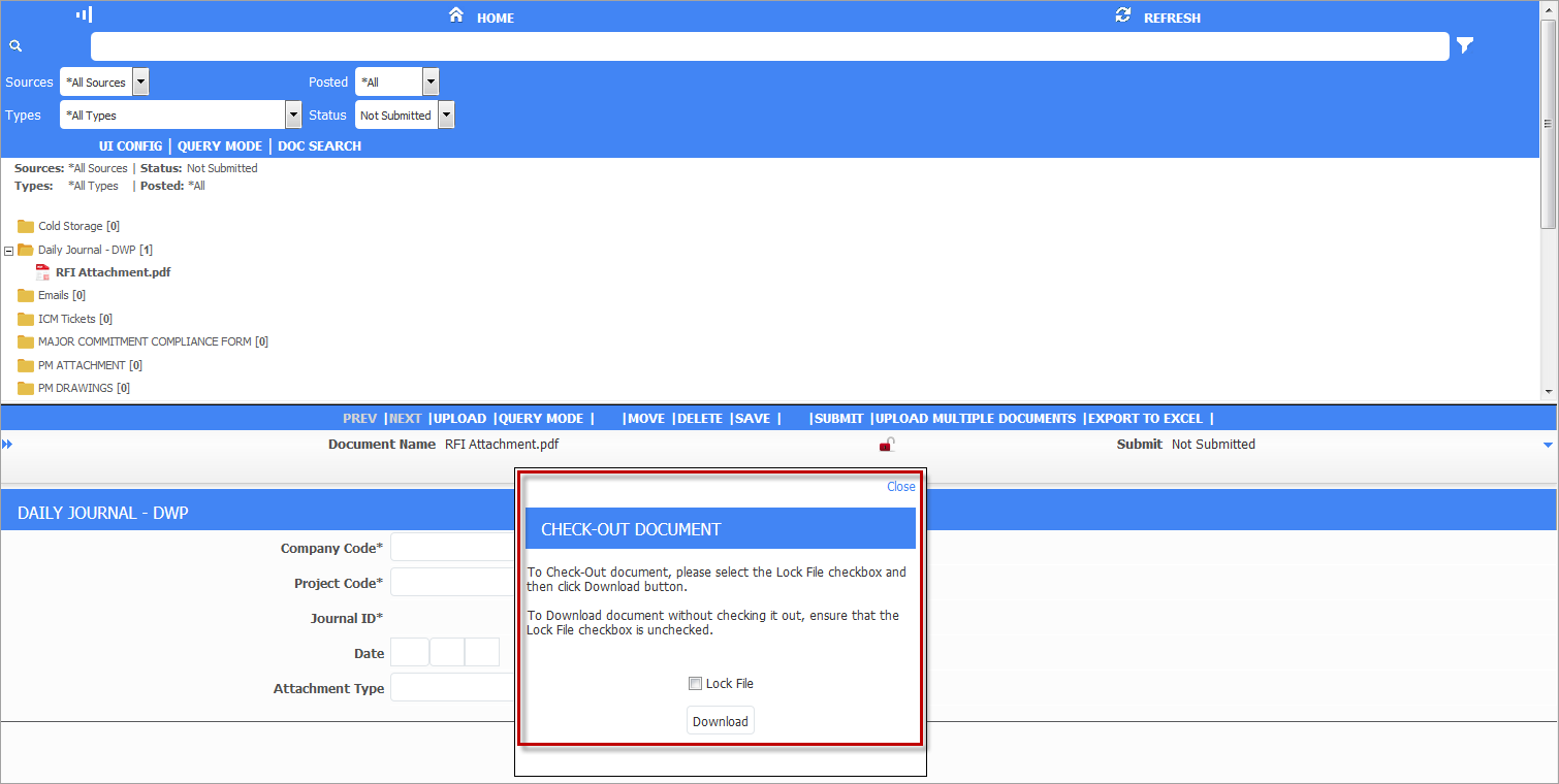 Enterprise Content Management - Locking & Checking Out Files in CMiC ...