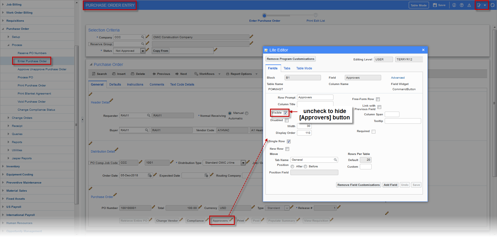 Workflow - Purchase Order Workflow Security