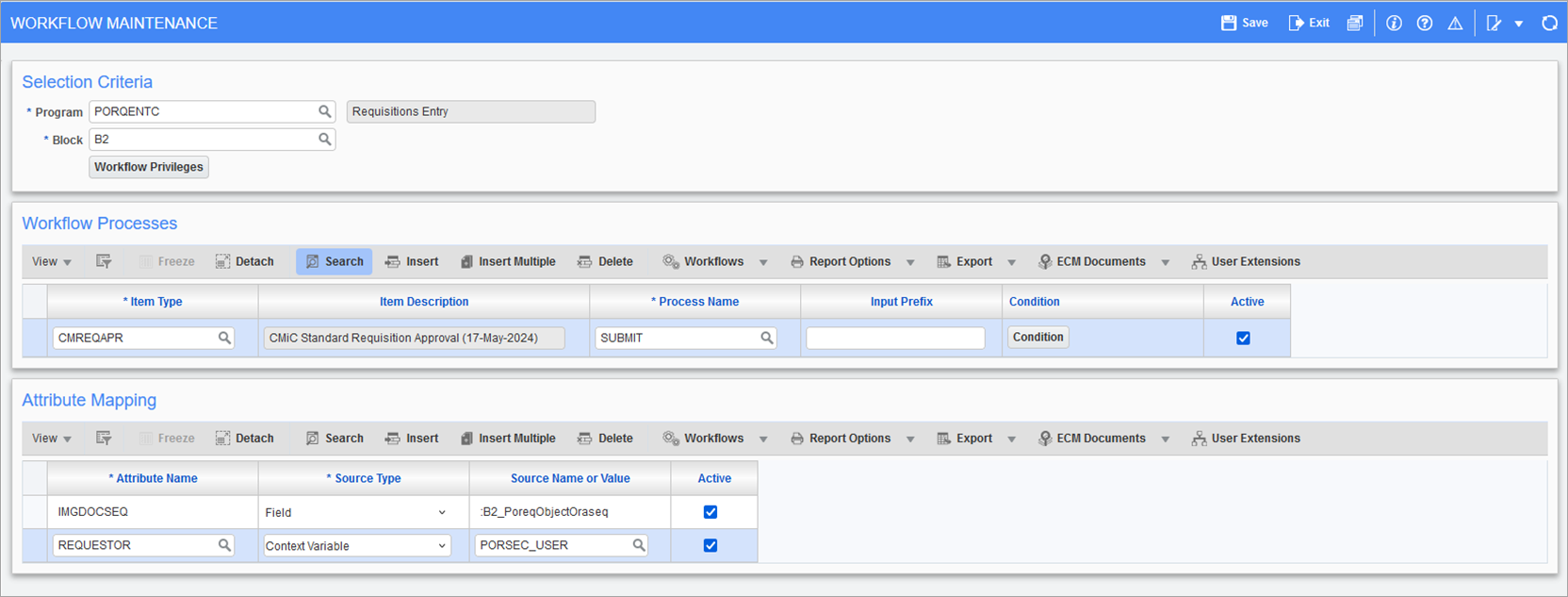 Workflow - Standard Workflow for Requisition Approval