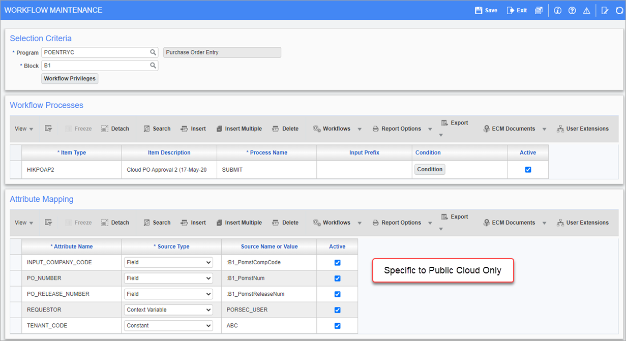 Workflow - Purchase Order Workflow