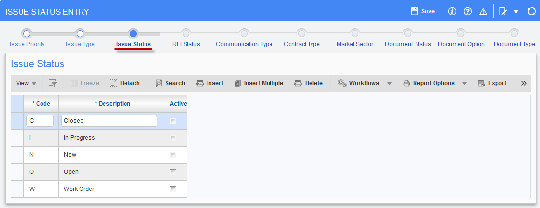 System Data - Maintain Data Process