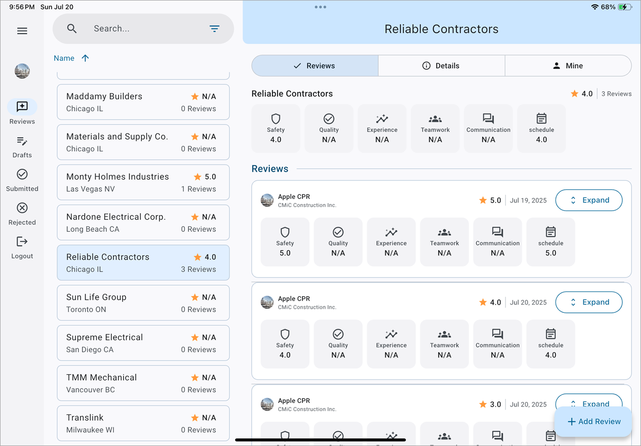 Construct PR (App) - Beta