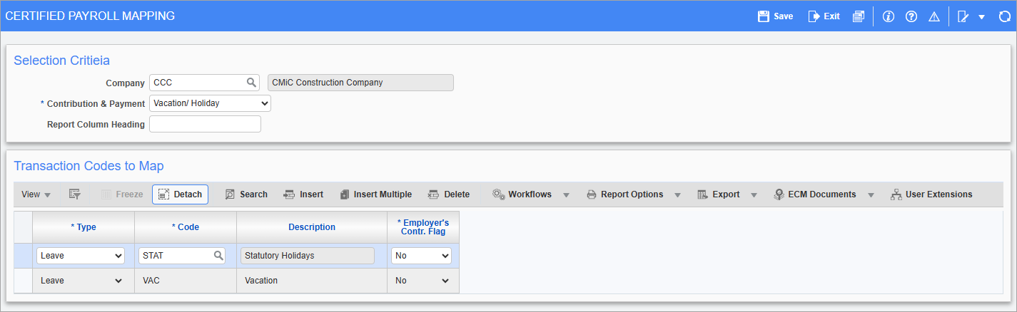 US Payroll - Certified Payroll Mapping