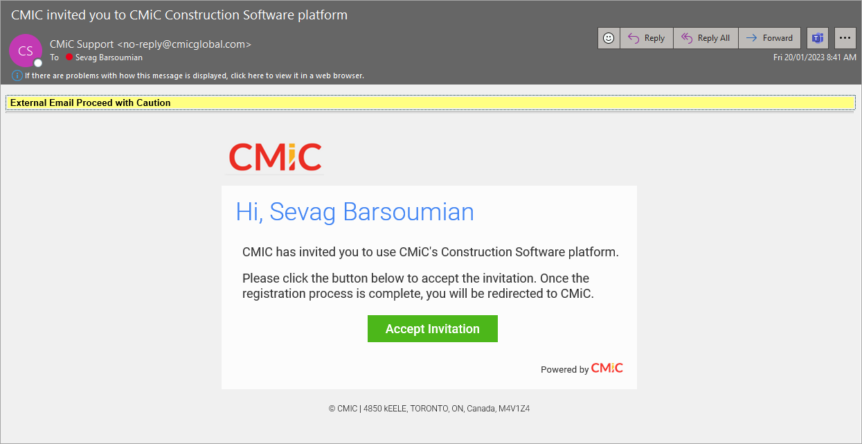 System Administration - CMiC Cloud SSO Authentication
