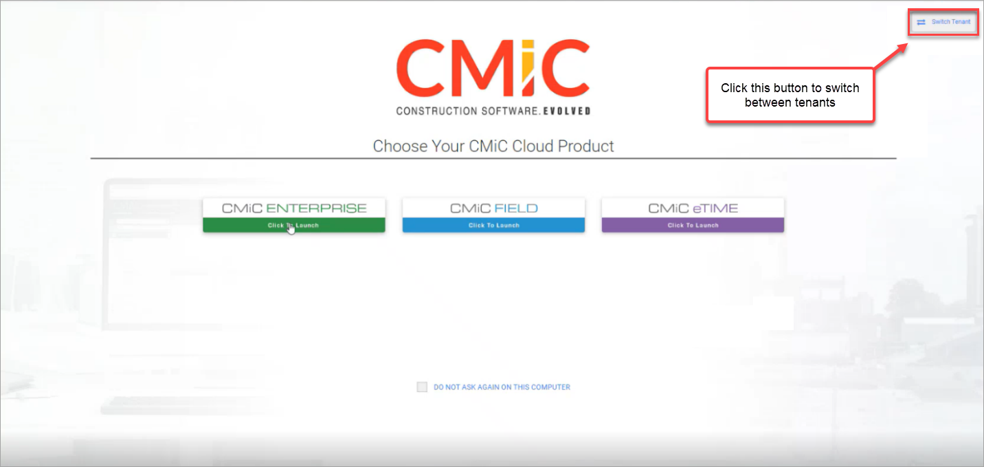 System Administration - CMiC Cloud SSO Authentication
