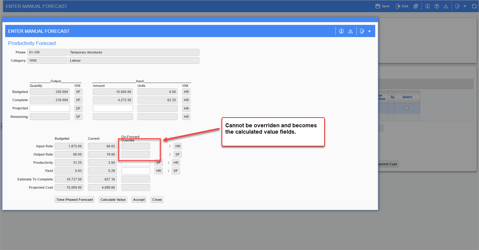 Job Costing - Using the [Calculate Value] Button in the Productivity ...