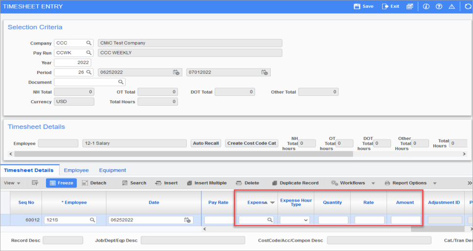 E-Time - E-Timesheet Entry