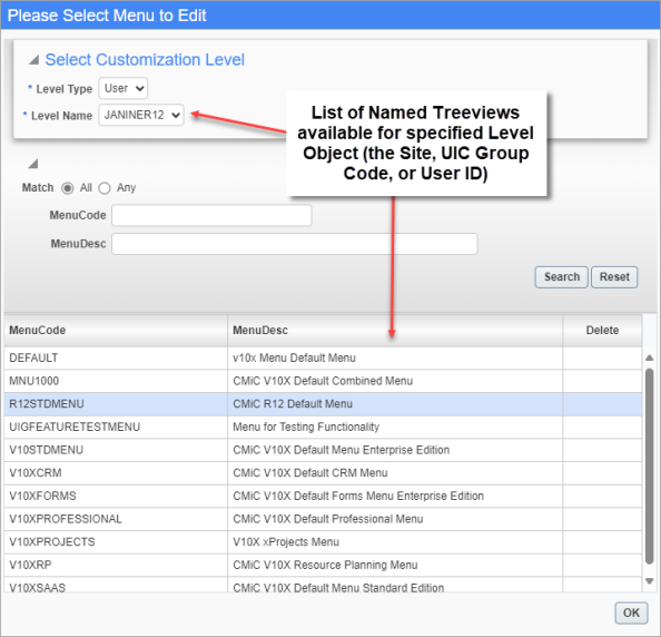 Treeview Builder - Screen
