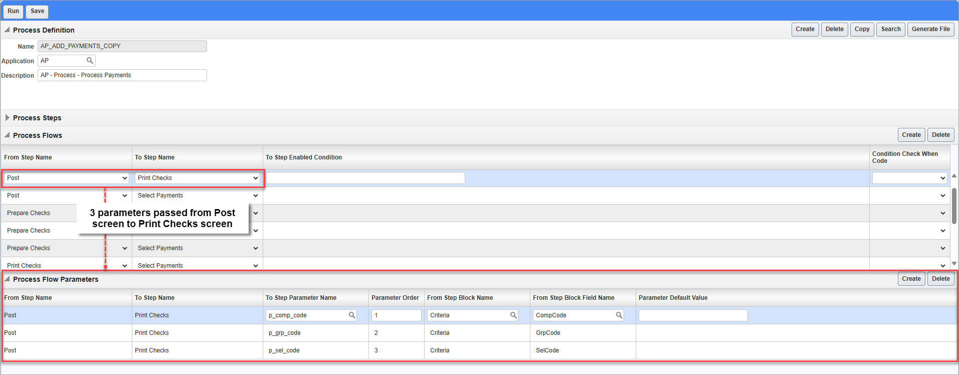 Process Builder - Process Flow Parameters