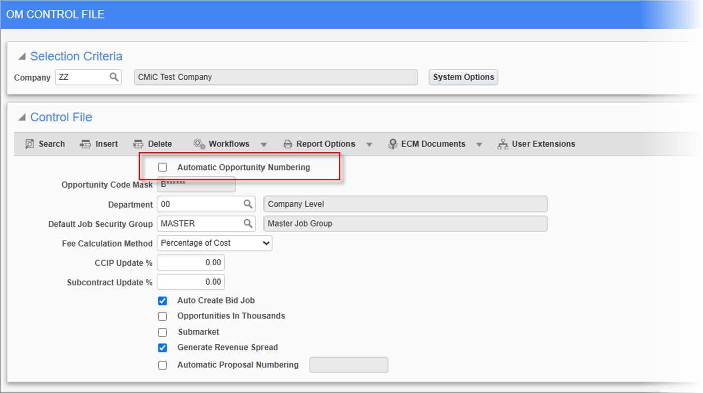 Opportunity Management - Importing New Opportunities